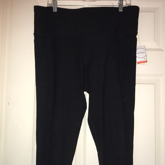Jockey | Pants & Jumpsuits | New Jockey Leggings W Side Pockets | Poshmark